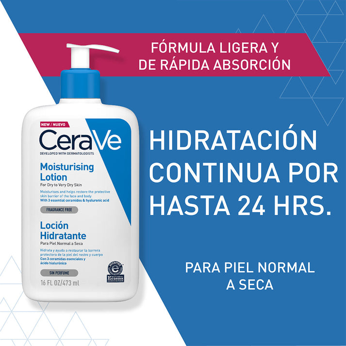 Cerave Loción Hidratante 473ml – Dermotienda Chile