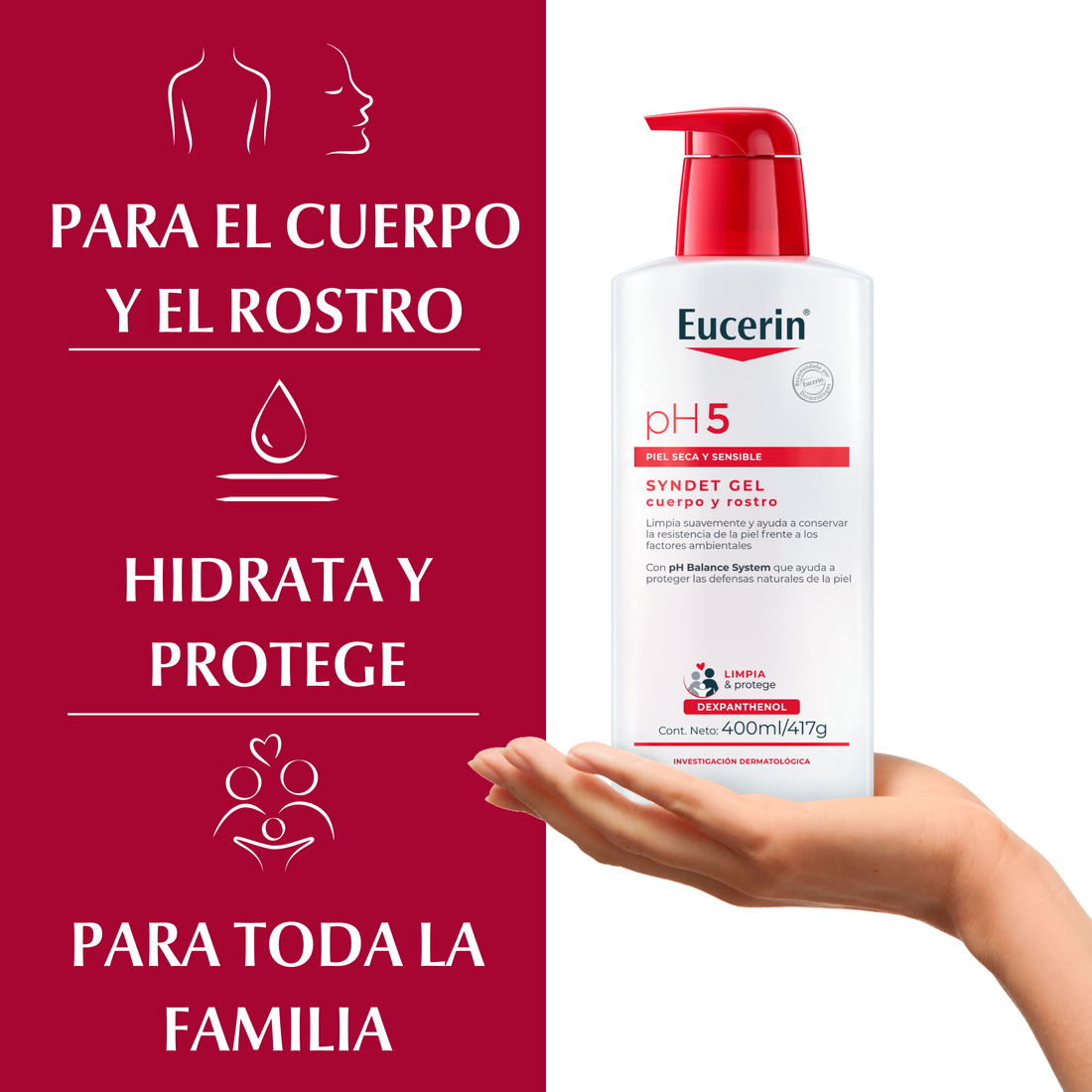 Eucerin Jabón Syndet Gel Ph5 400ml | Eucerin